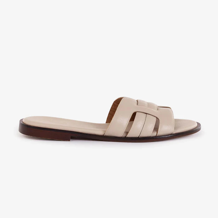 Fabian Slide Sandal - Off White – Terra Cotta Savannah