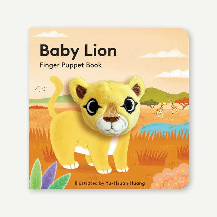 Finger Puppet Book - Lion – Terra Cotta Savannah